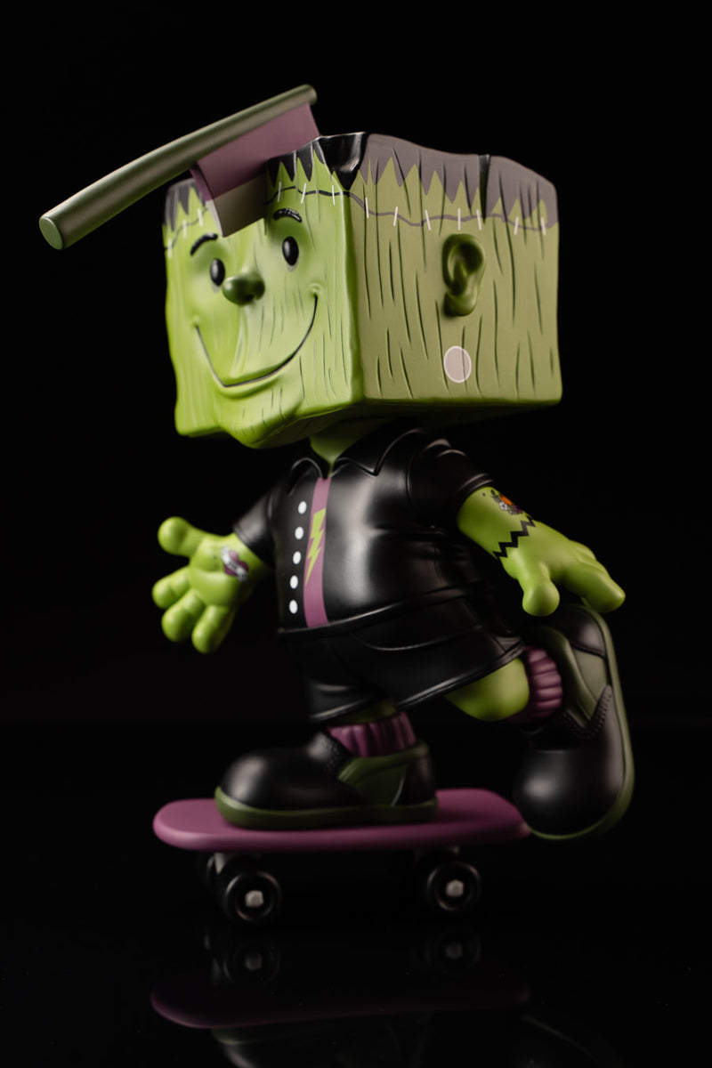 Blockhead Frankenstein- signed by sculptor 1/1 – KARMIEH Toy Design